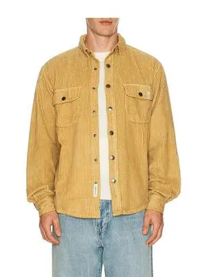 CRITICAL SLIDE Critical Slide Surface Overshirt In Mustard.