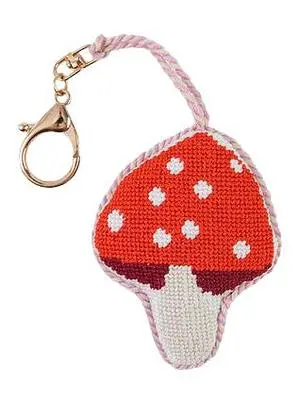FURBISH Mushroom Bag Charm - Red