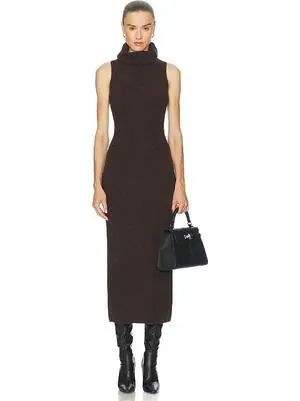 CAMILA COELHO Noel Maxi Dress - Chocolate Brown