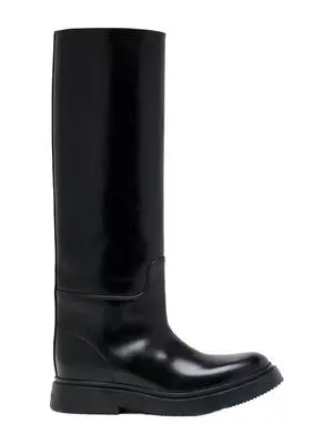 Proenza Schouler Bank Leather Boots - Black