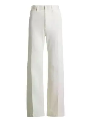 Polo Ralph Lauren High-waisted Flared Trousers - White
