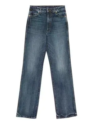 Khaite Danielle Straight-leg Jeans - Blue