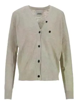 Isabel Marant Carline Buttoned Cardigan - Neutrals
