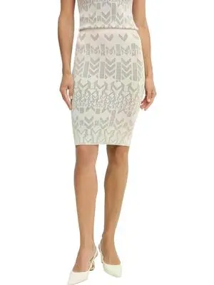 MARCIANO Patterned Mini Skirt - Neutrals