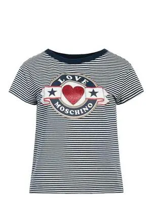 Moschino T-shirt In Cotton And Elastane - White