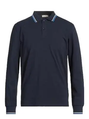 CASHMERE COMPANY Polo Shirt Size Cotton - Navy