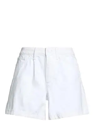 Armani Exchange Cotton Denim Shorts - White