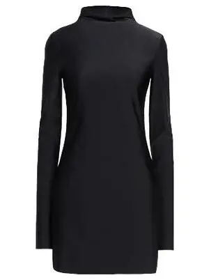 Sportmax Mini Bodycon Turtleneck Dress - Blue