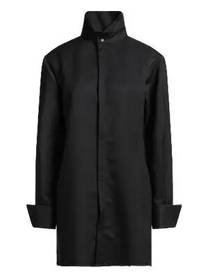 MAISON MARGIELA Gabardine Overcoat - Black