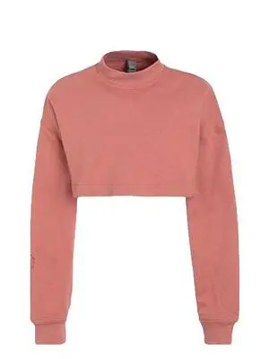 Adidas By Stella McCartney Cropped Sportswear Sweatshirt - Red