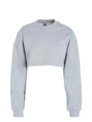 Adidas By Stella McCartney Cropped Sweatshirt - Grey