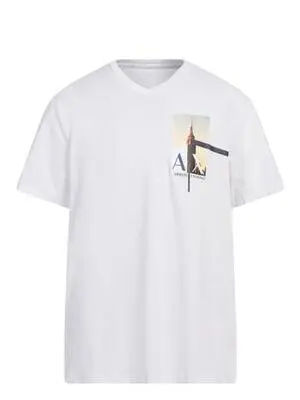 Armani Exchange T-shirt Size Cotton, Elastane - White