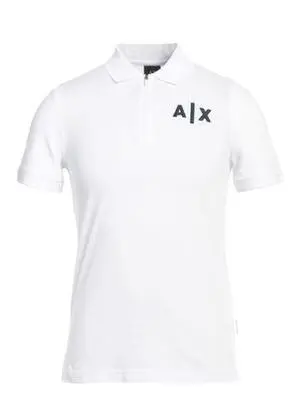 Armani Exchange Polo Shirt Size Cotton - White