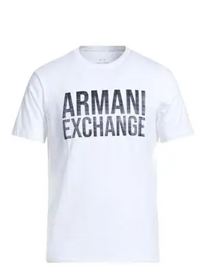 Armani Exchange T-shirt Size Cotton, Elastane - White