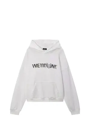 We11Done Logo-print Hoodie - White