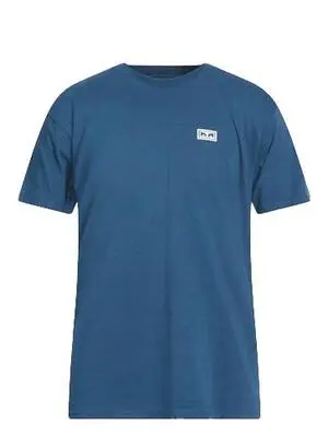 Obey Man T-shirt Brown Size S Cotton Blue