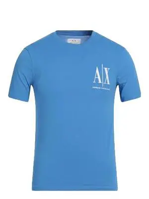 Armani Exchange Icon Period T-shirt Brick Size Cotton - Blue