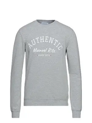 MANUEL RITZ Light Cotton Blend Sweatshirt - Grey