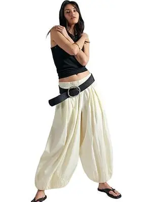 Free People Moonflower Balloon Pants - Tofu