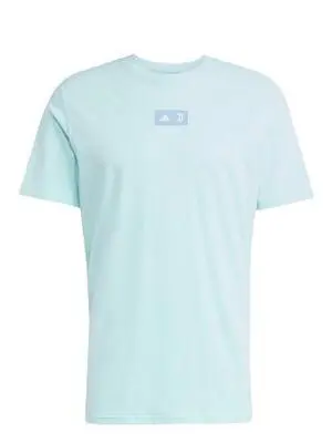 Adidas Juventus Seasonal Graphic Tee Shirt - Semi Flash Aqua
