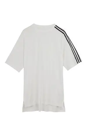 Adidas Y3 3stripes Short Sleeve T-shirt - Core White