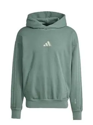 Adidas All Szn Fleece Washed Hoodie - Aurora Ivy