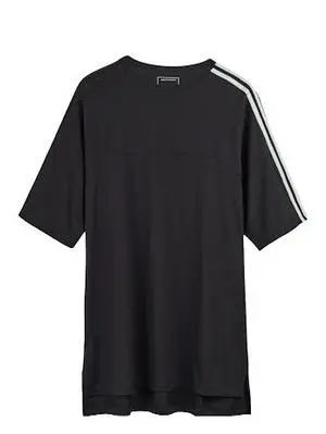 Adidas Y3 3stripes Short Sleeve T-shirt - Black