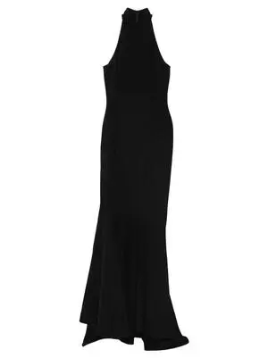 Solace London Halterneck Maxi Dress - Black