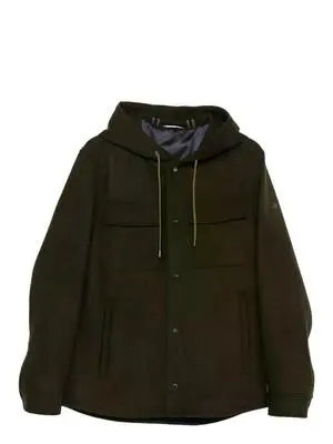 MANUEL RITZ Hooded Pocket Jacket - Green