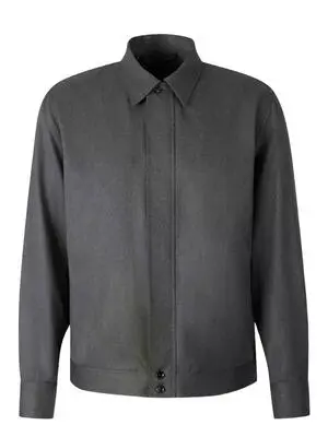 Brioni Mélange-effect Jacket - Grey