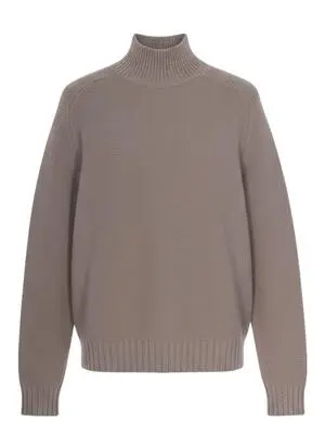 Alpha Studio Wool-cashmere Sweater - Beige