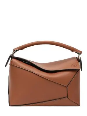 Loewe Small Puzzle Edge Bag - Brown