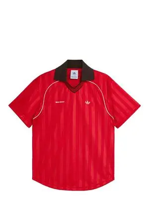 WALES BONNER X ADIDAS Jacquard Football T-shirt - Red