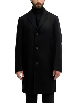 Karl Lagerfeld Single-breasted Coat - Black