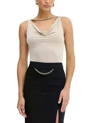 MARCIANO Chain-detail Top - Neutrals