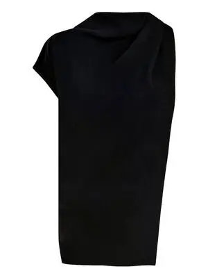 Proenza Schouler Elsa Drape-detail Blouse - Black