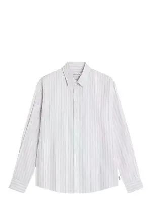 Maison Kitsuné Striped Button Shirt - White
