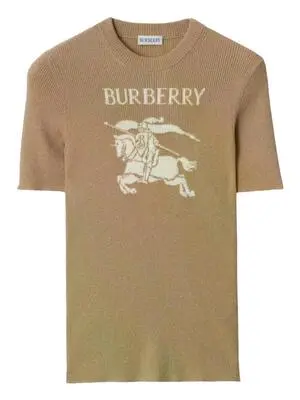 Burberry Equestrian Knight T-shirt - Neutrals
