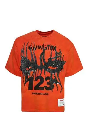 RRR123 Graphic-print T-shirt - Red