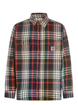 Carhartt Work In Progress Buttoned Plaid Shirt - Neutrals