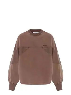 Attico Panelled Sweatshirt - Brown