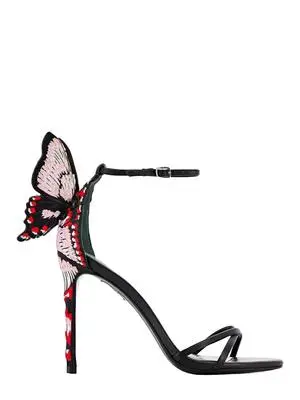 SOPHIA WEBSTER Butterfly Heel Sandals - Black