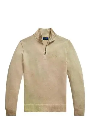 Polo Ralph Lauren Zipped Long-sleeved Sweater - Neutrals