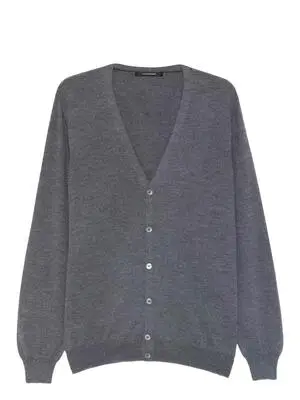 Tagliatore Kieran Buttoned Cardigan - Grey