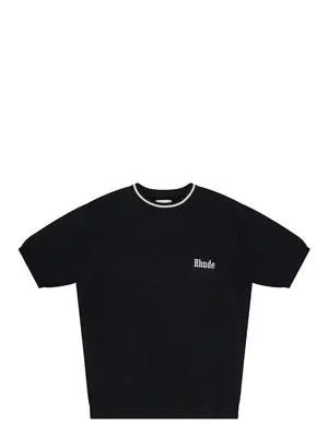 Rhude Logo-detail T-shirt - Black