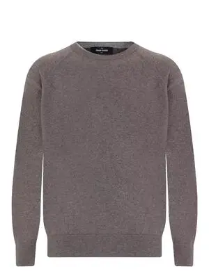 GRAN SASSO Long-sleeve Crew-neck Sweater - Brown