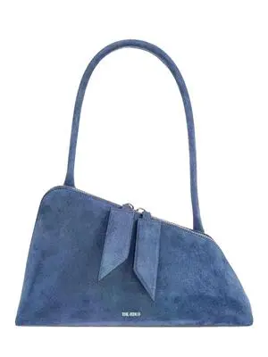 Attico Sunrise Zip Suede Tote - Blue