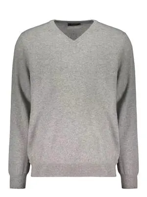 MOORER Long-Sleeved V-Neck Sweater