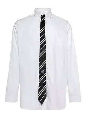 Vetements Tie-detailed Shirt - White