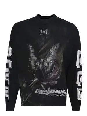 RRR123 Metamoth Long-sleeve T-shirt - Black